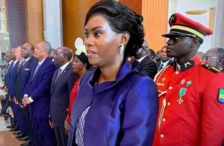 Transition Gabon : la nouvelle première dame du Gabon fait sensation à ...