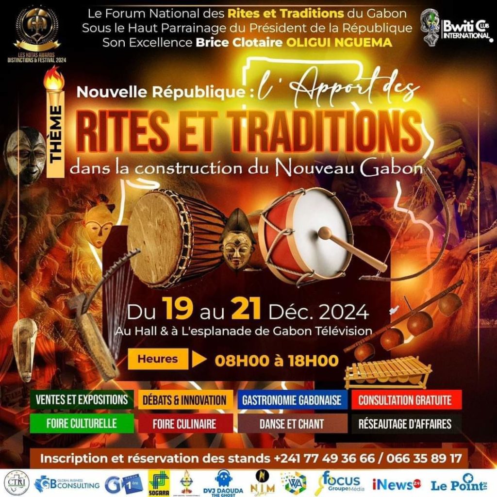Forum National des Rites et traditions du Gabon : Hercule Nze Souala et ...