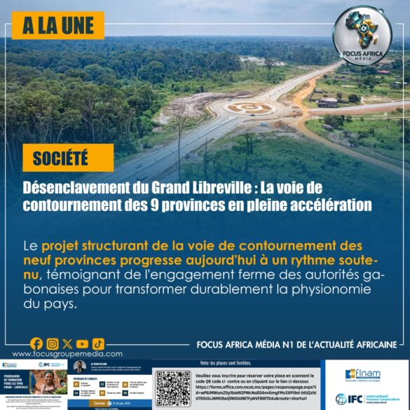 Désenclavement du Grand Libreville : La voie de contournement des 9 ...